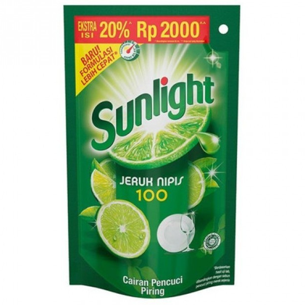 Jual SUNLIGHT SABUN CUCI PIRING CAIR 90ml JERUK NIPIS SIWAK LIMAU REFILL POUCH PERLENGKAPAN ...