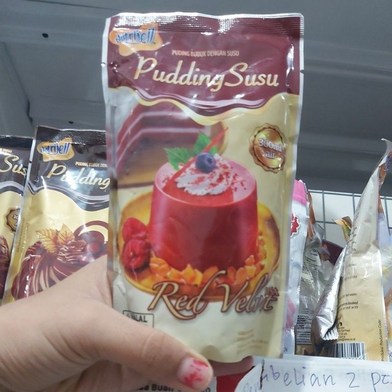 Jual pudding susu red velvett | Shopee Indonesia