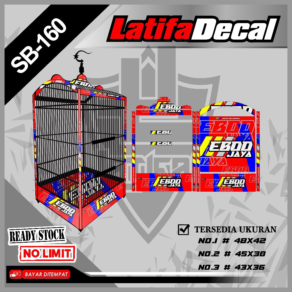 Jual Sticker Full Laminasi Decal Sangkar Murai - Stiker Decal Kandang ... Jual Sticker Full Laminasi Decal Sangkar Murai - Stiker Decal Kandang ...