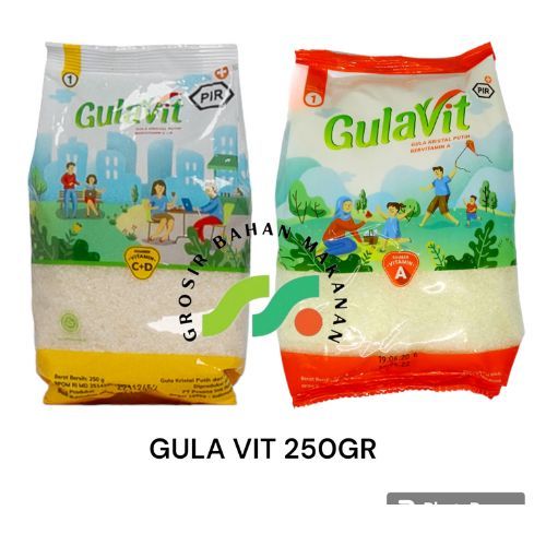 Jual GULA KRISTAL PUTIH DARI TEBU DENGAN VITAMIN A / GULA VIT 250GR ...