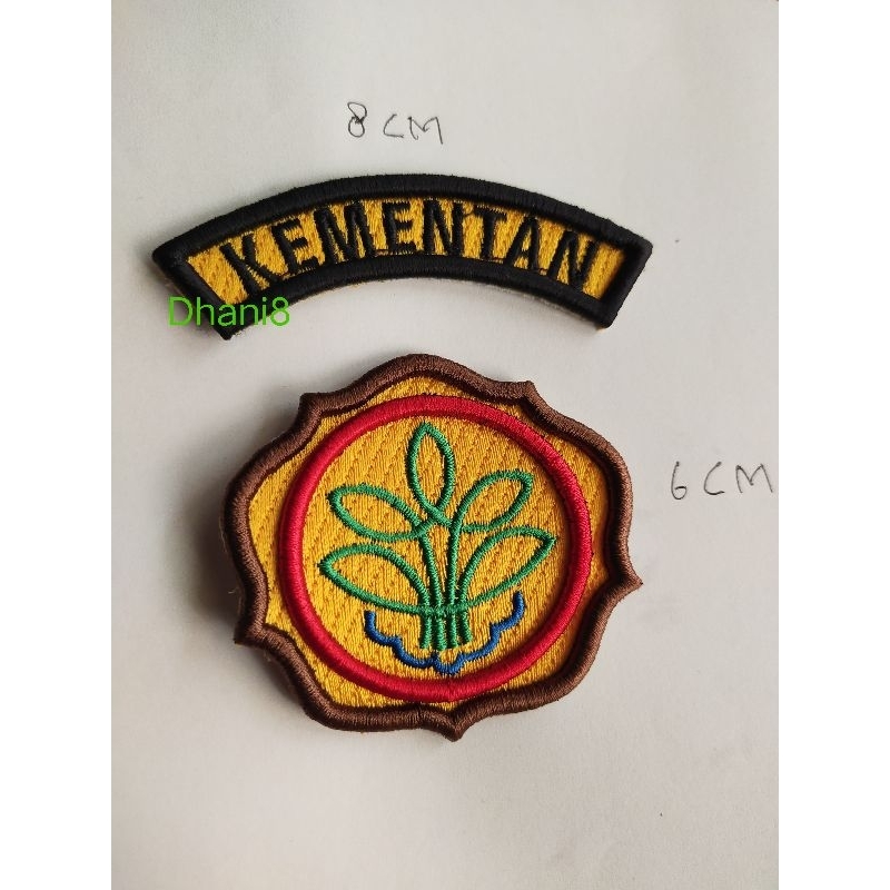 Jual LOGO PATCH KEMENTAN DAN LOKASI BORDIR TIMBUL | Shopee Indonesia