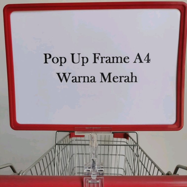 Jual Pop Up Frame Ukuran A4 - Papan Harga Promo Minimarket - Tiang ...