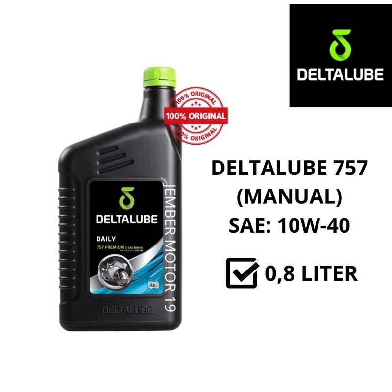 Jual OLI MOTOR DELTALUBE 757 800 ML 10W-40 MANUAL ORIGINAL | Shopee ...