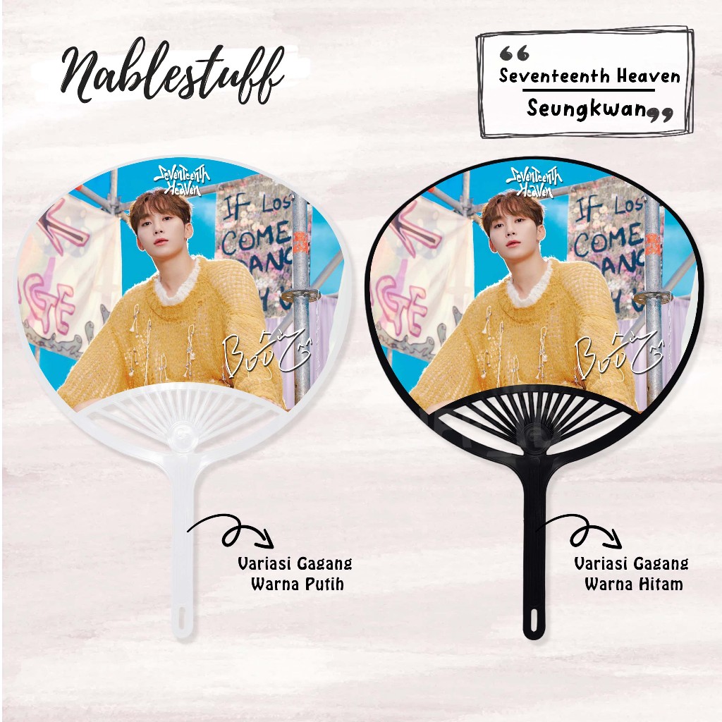 Jual Kipas Tangan Seventeen Seventeenth Heaven PM 2:14 Ver // Kipas ...