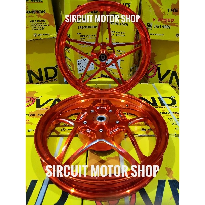 Jual VELG VND V SPEED V2 GEN 2 / MIO 125 M3 / VND BINTANG MODEL X1R ...