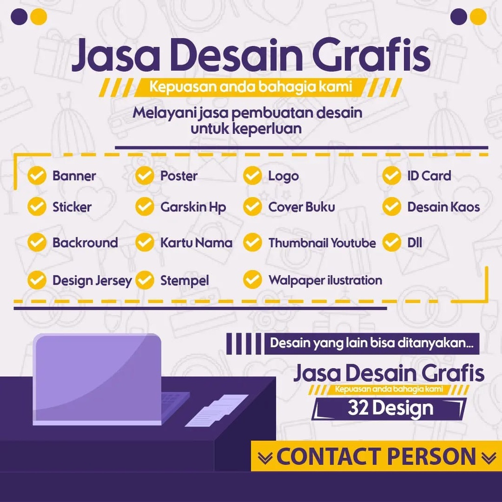 Jual Jasa Desain Banner , Logo , Flayer , Brosur | Shopee Indonesia