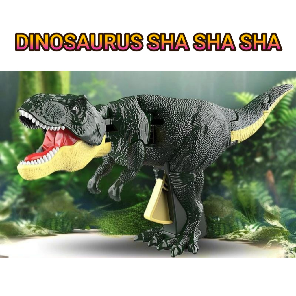 Jual MAINAN DINOSAURUS VIRAL ANAK TEKAN BISA SHA SHA SHA BISA BAYAR COD SAM KIRIM INSTAN ...