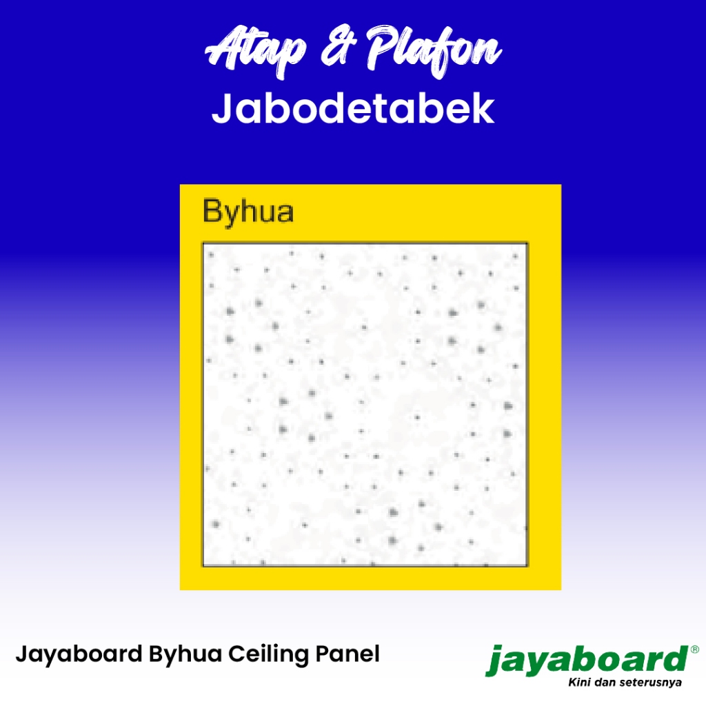 Jual Jayaboard Byhua Ceiling Panel - Plafon Akustik Gyptile | Shopee ...