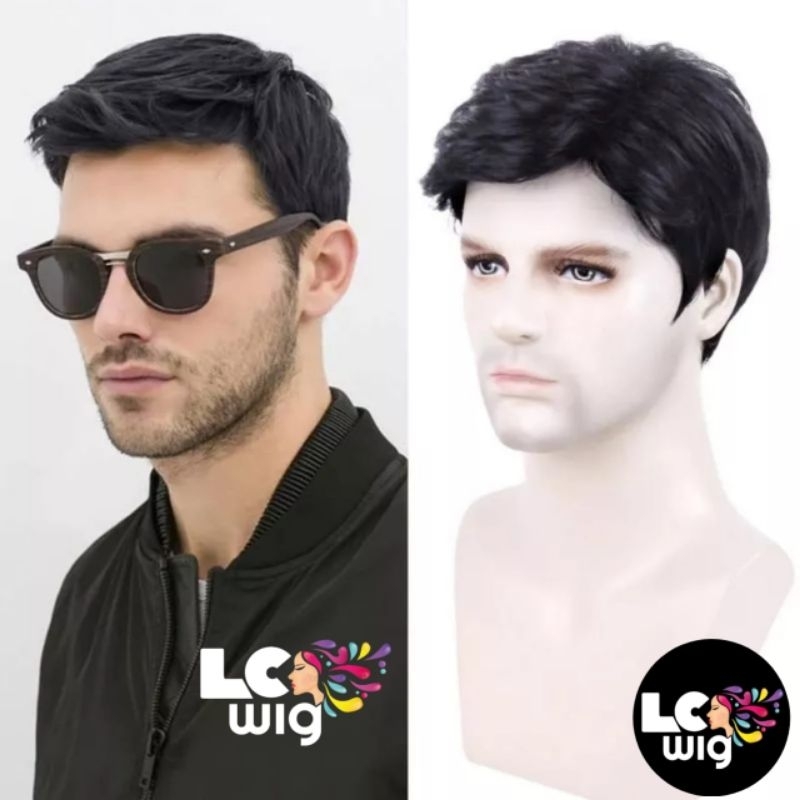 Jual WIG PRIA RAMBUT PENDEK PRIA MODEL COWOK COOL KEREN | Shopee Indonesia