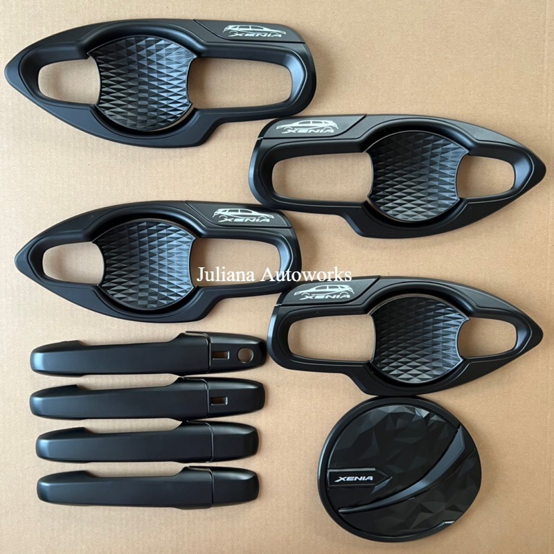 Jual Paket Outer Handle Tank Cover All New Xenia 2022 2023 Hitam Doff | Shopee Indonesia