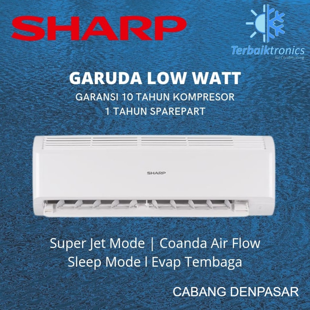 Jual AC Sharp Low Watt 1 PK R32 AHA9BEY / AH-A9BEY | Shopee Indonesia
