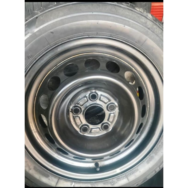 Jual Velg kaleng Daihatsu Terios ring 16 pcd 5x114 lebar 6 inchi bonus ...
