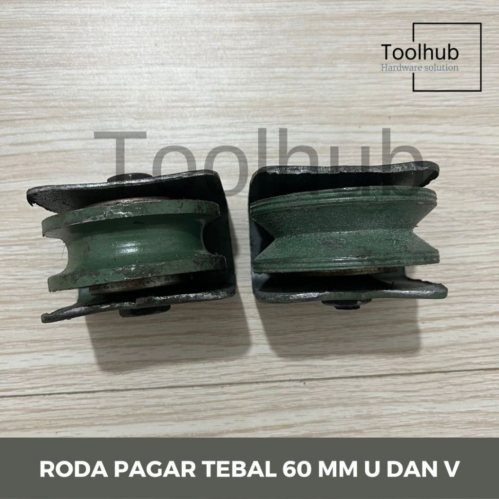 Jual RODA PAGAR TEBAL 60 MM U DAN V | RODA PAGAR BESI COR | RODA ...
