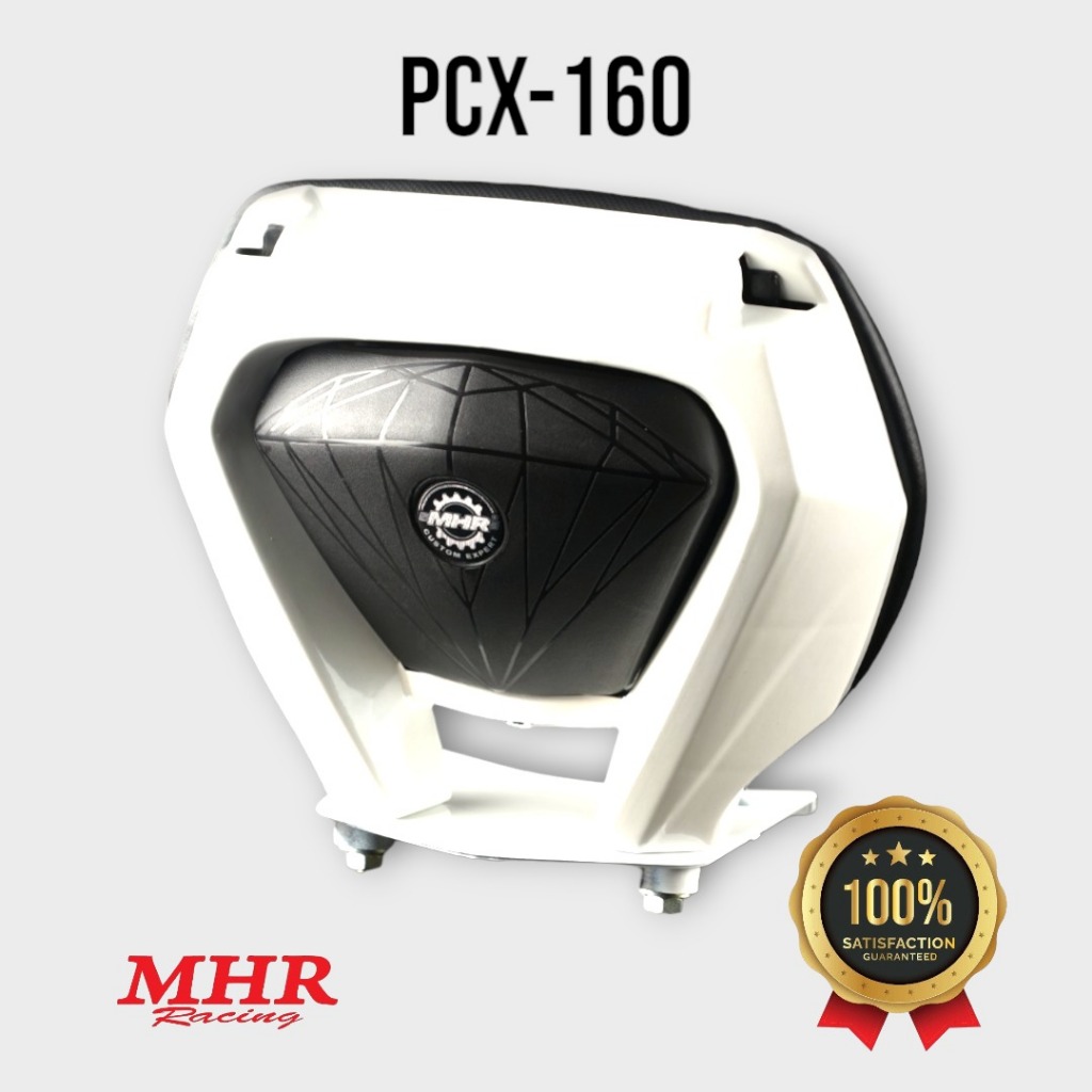 Jual MHR Racing - Backrest All New PCX 160 Sandaran Jok Belakang Bahan ...