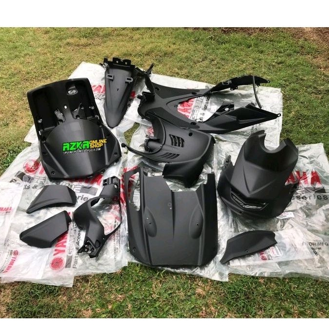 Jual COVER BODY KASAR SET MIO SOUL KARBU WARNA HITAM ORIGINAL YAMAHA ...