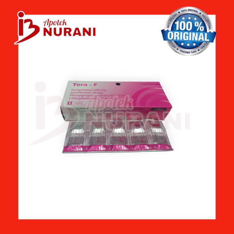 Jual TERA F OBAT UNTUK DEMAM, FLU DAN BATUK | Shopee Indonesia