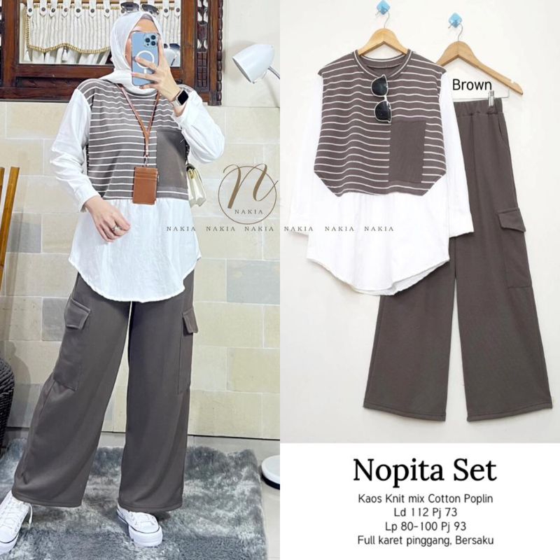 Jual NOPITA SET//MURIA SET #2 BEST SELLER SUPER MURAH | Shopee Indonesia