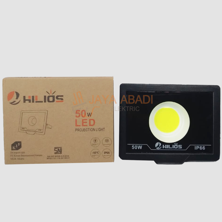 Jual Lampu sorot led cob 50 watt ip66 super bright putih dan warm white/kuning | Shopee Indonesia