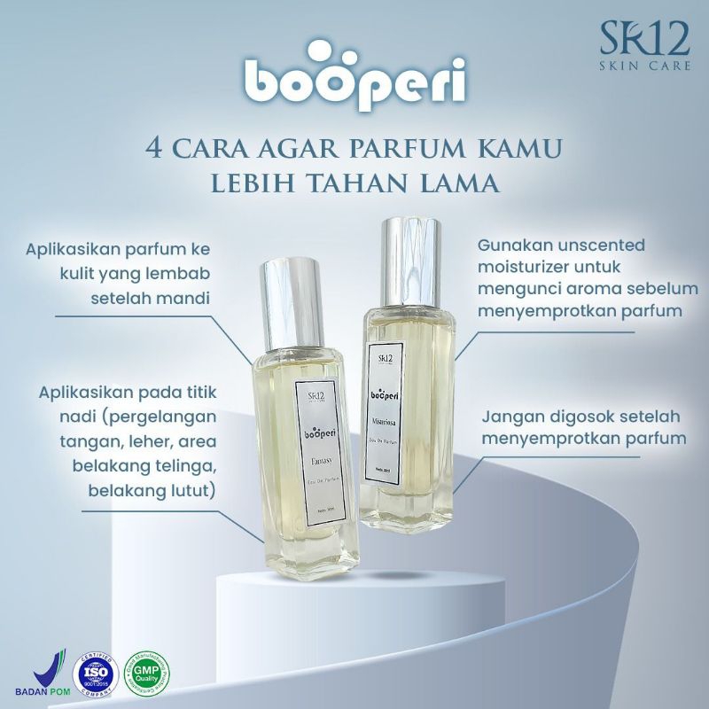 Jual SR12 BOOPERI PARFUME 30 ML / TAHAN HINGGA 12 JAM / PARFUM UNISEX / EAU DE PARFUM | Shopee ...