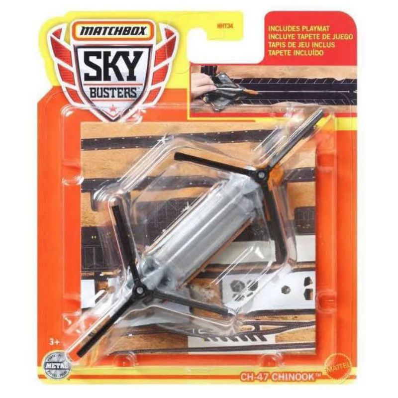 Jual Matchbox Sky Busters - CH-47 Chinook Helicopter | Shopee Indonesia