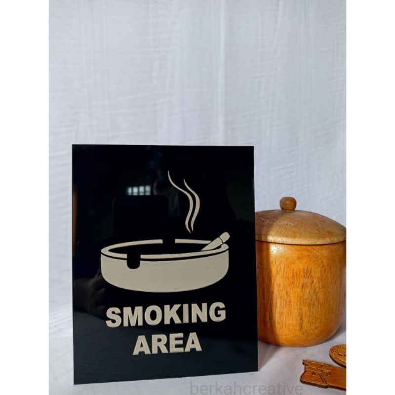Jual Sign Board Smoking Area Akrilik | Shopee Indonesia
