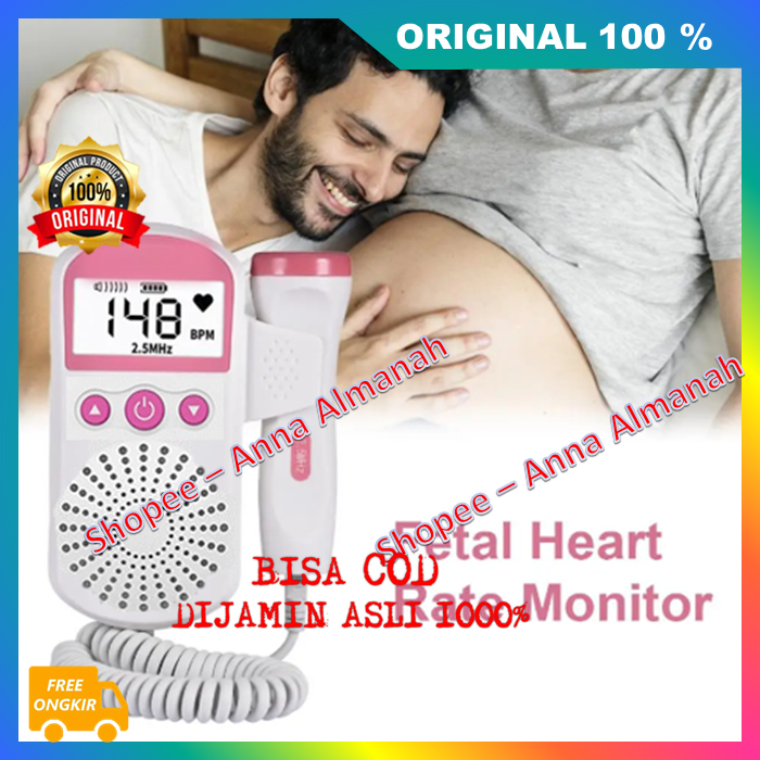 Jual Alat Pendeteksi Jantung Janin Alat Deteksi Suara Jantung Janin Bayi Stetoskop Fetal Doppler ...