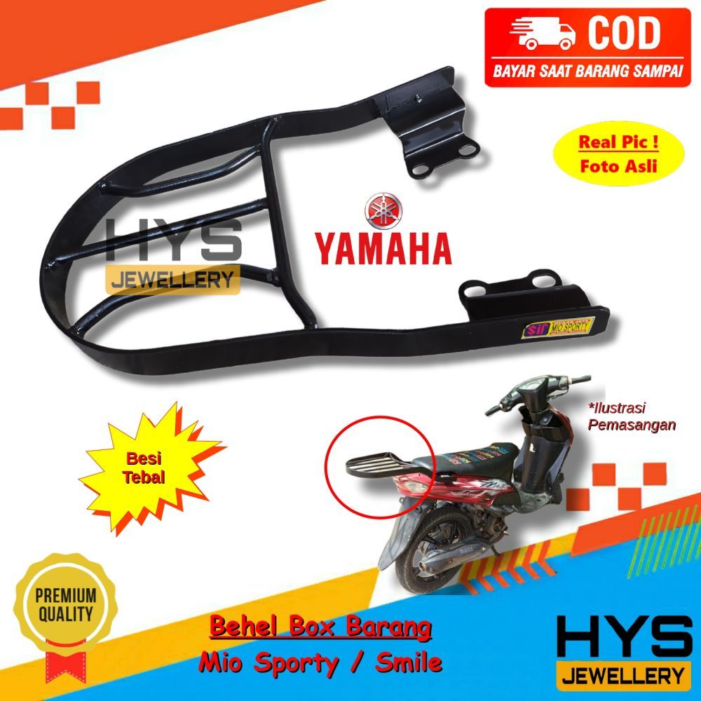 Jual [COD] Breket Box Motor Mio Sporty / Mio Smile / Mio Lama - Behel ...