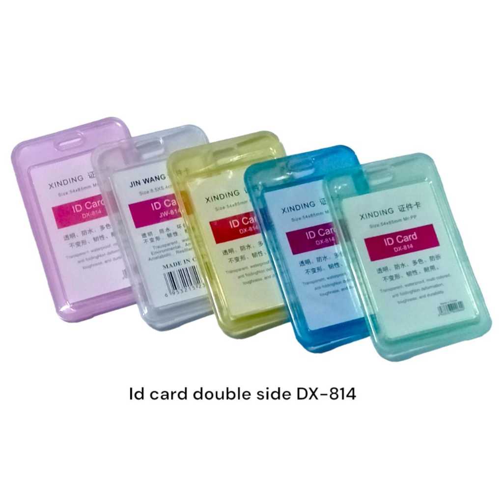 Jual NAME TAG ID CARD B1 2 SISI DOUBLE SIDE TEMPAT NAMA KARTU PANITIA ...
