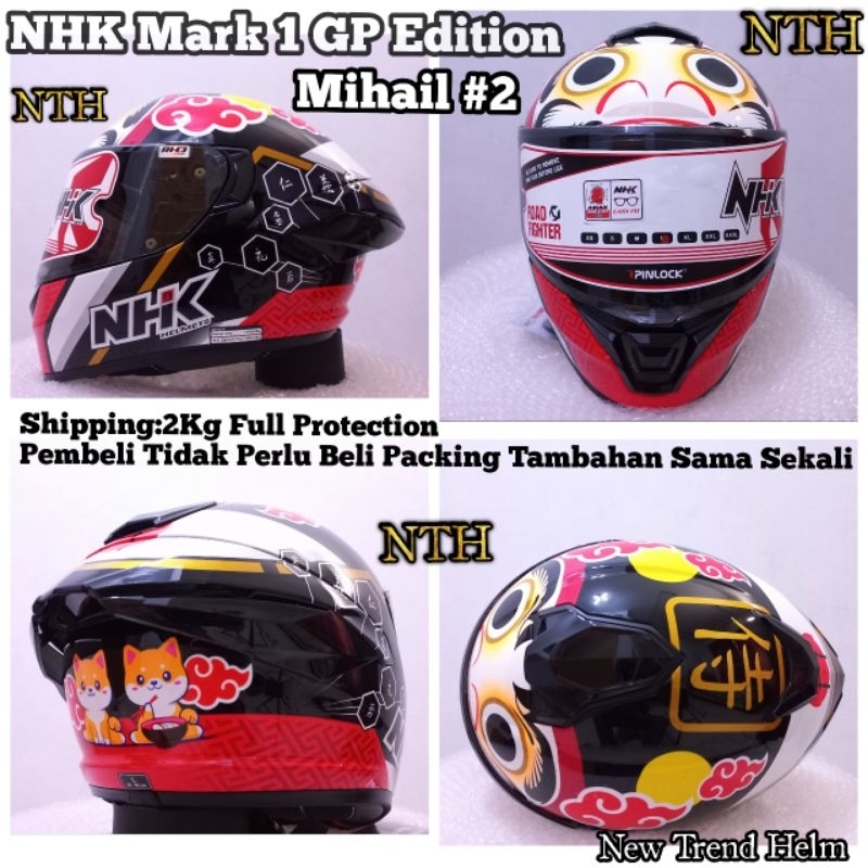 Jual Helm NHK Mark Mihail Seri 2 GP Edition Original | Shopee Indonesia
