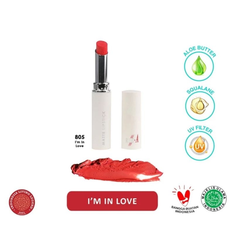 Jual READY RED-A LIP GLO Color Balm 3 in 1 Lipstick Viral Lipstik Lip ...