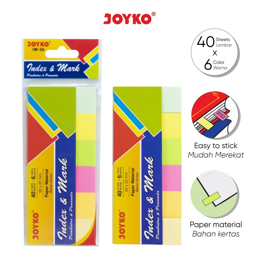 Jual Sticky Note / Index & Mark Joyko IM-36 | Shopee Indonesia