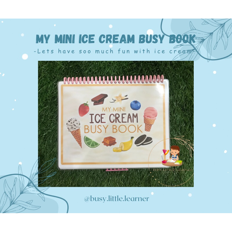 Jual My Mini Ice Cream Busy Book / busy book / buku edukasi anak ...