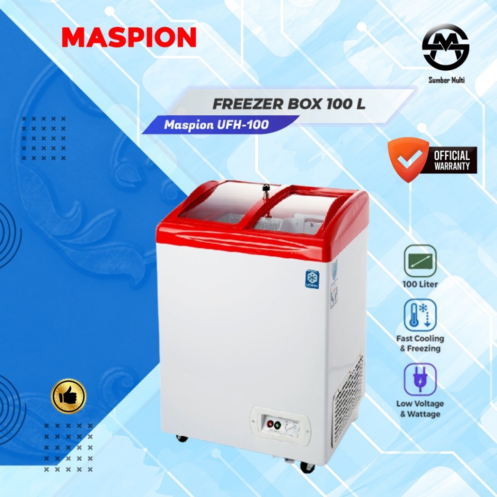 Jual MASPION FREEZER SLIDING 100 L UFH 100C | Shopee Indonesia