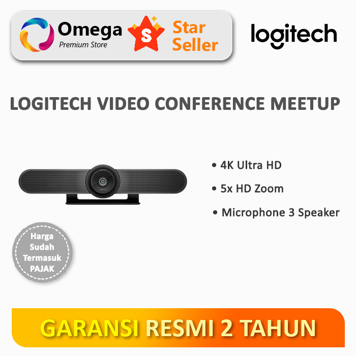 Jual Logitech MeetUp Video Conference Camera | Shopee Indonesia