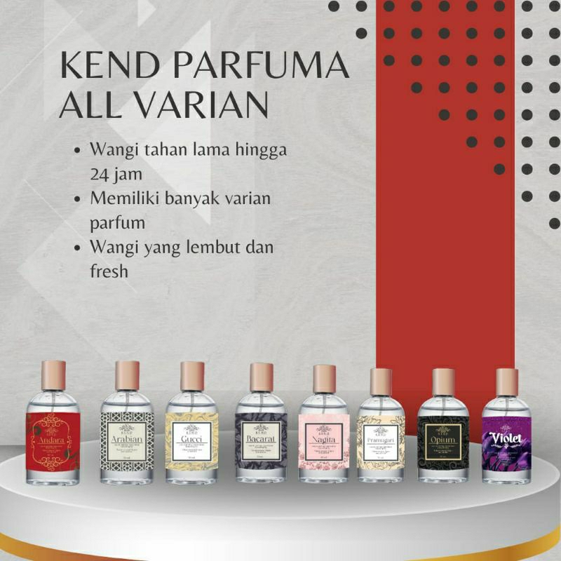 Jual KEND PARFUM EDP NON ALKOHOL TAHAN HINGGA 24JAM / PARFUME NON ...