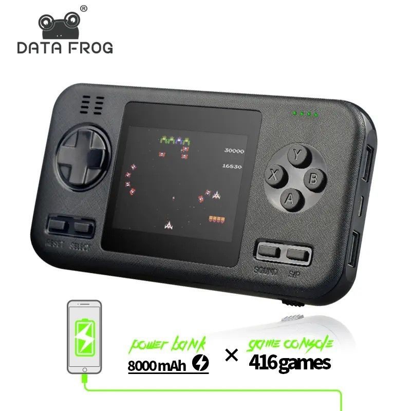 Jual Mainan Game Boy 416 Gamer Power Bank 2IN1 Gameboy PowerBank 8000 ...