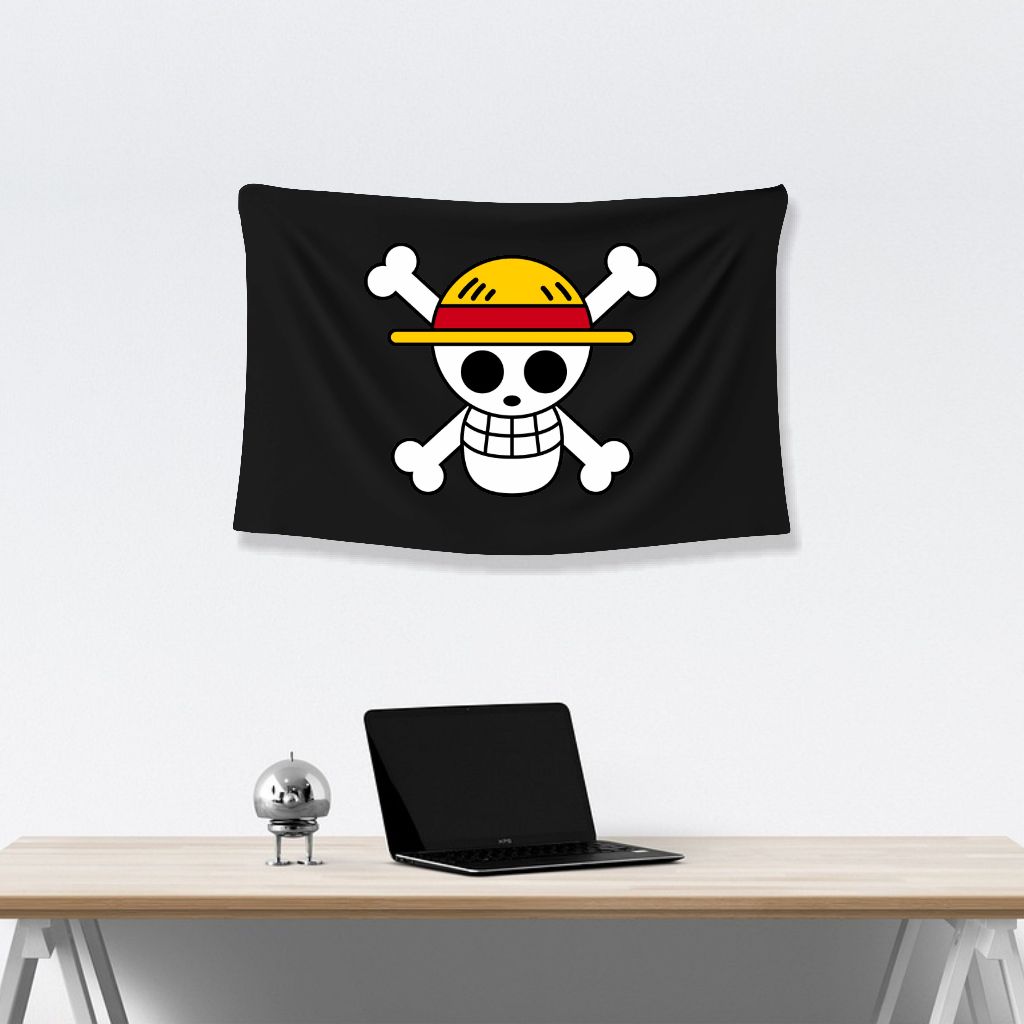 Jual BENDERA ONE PEACE LUTFY TOPI JERAMY - BENDERA NAKAMA ONE PEACE ...