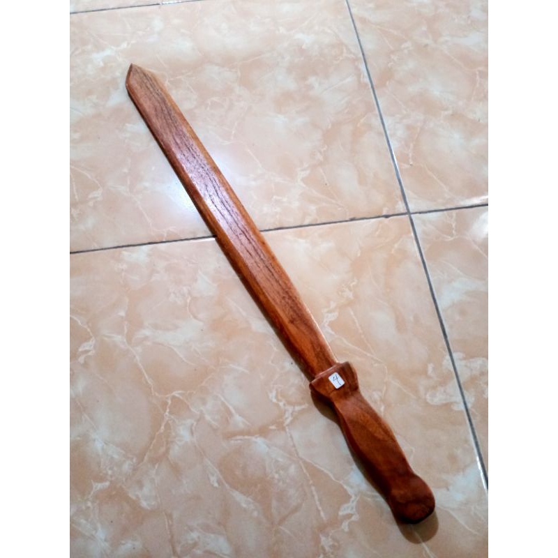 Jual Pedang Kayu Panjang 60cm Peralatan Latihan Silat Beladiri IPSI ...