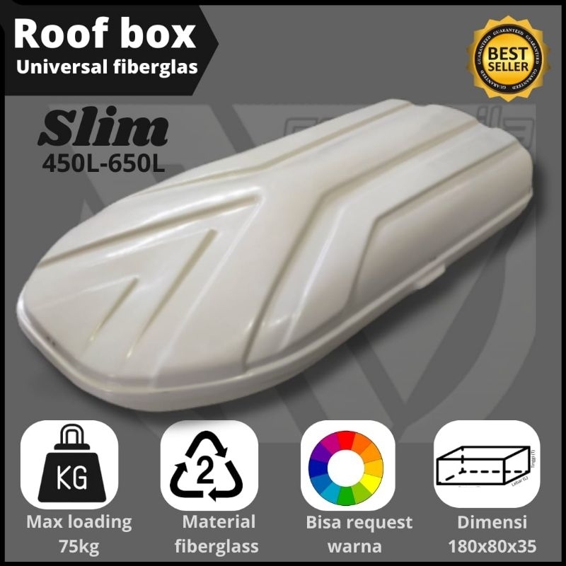 Jual Roof Box Mobil Bagasi Universal Fiber Fiberglas Murah | Shopee ...
