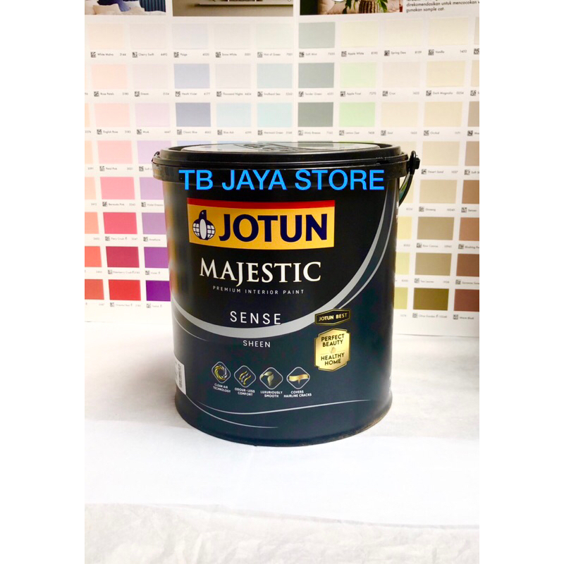 Jual JOTUN MAJESTIC SENSE CAT TEMBOK INTERIOR SHEEN OXFORD RIVER 9915 (2.5L) | Shopee Indonesia