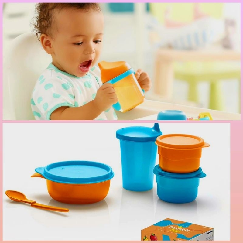 Jual Tupperware Twinkle Sippy Cup dan Twinkle Tup Baby Meal Set ...