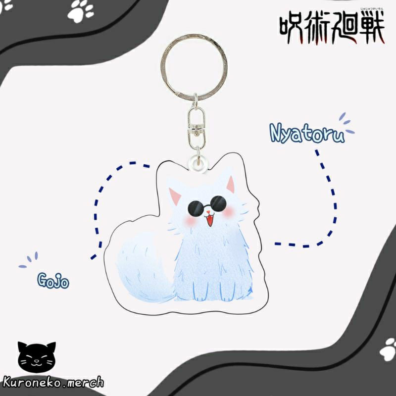 Jual Acrylic Keychain Nyatoru jujutsu nyaisen |jujutsu kaisen| | Shopee ...