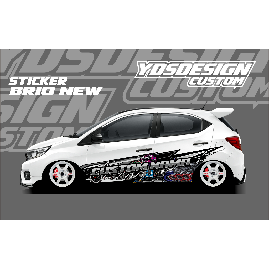 Jual STICKER DECAL THAILOK BRIO,DAYSUN,JAZZ,YARIS / STIKER MOBIL BRIO ...