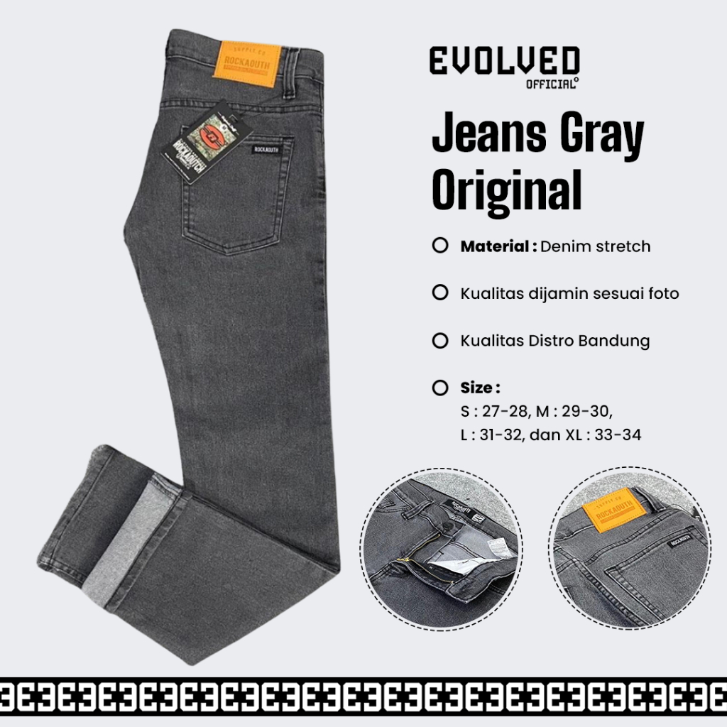 Jual Celana Jeans Panjang Pria Slimfit Denim Pants Premium Rockatouch ...