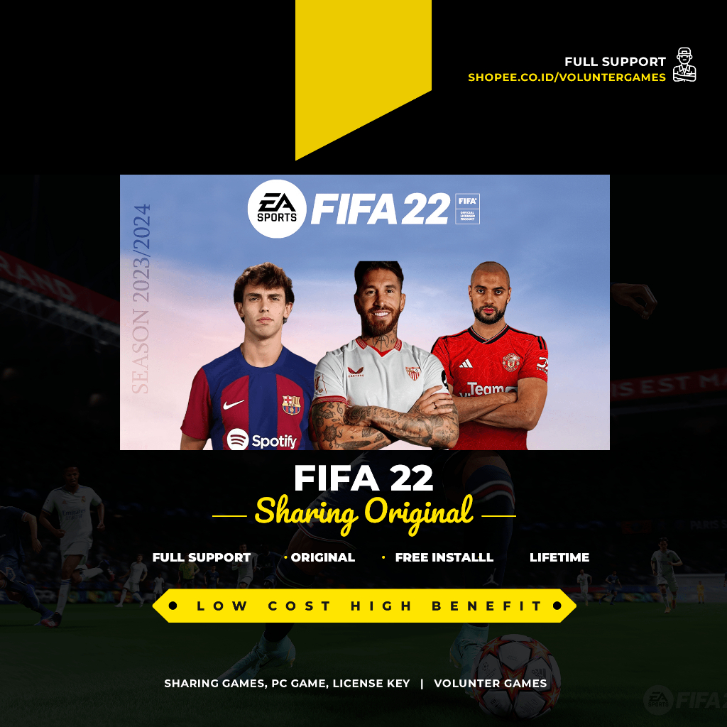 Jual FIFA 22 PC ORIGINAL ORIGIN | Shopee Indonesia