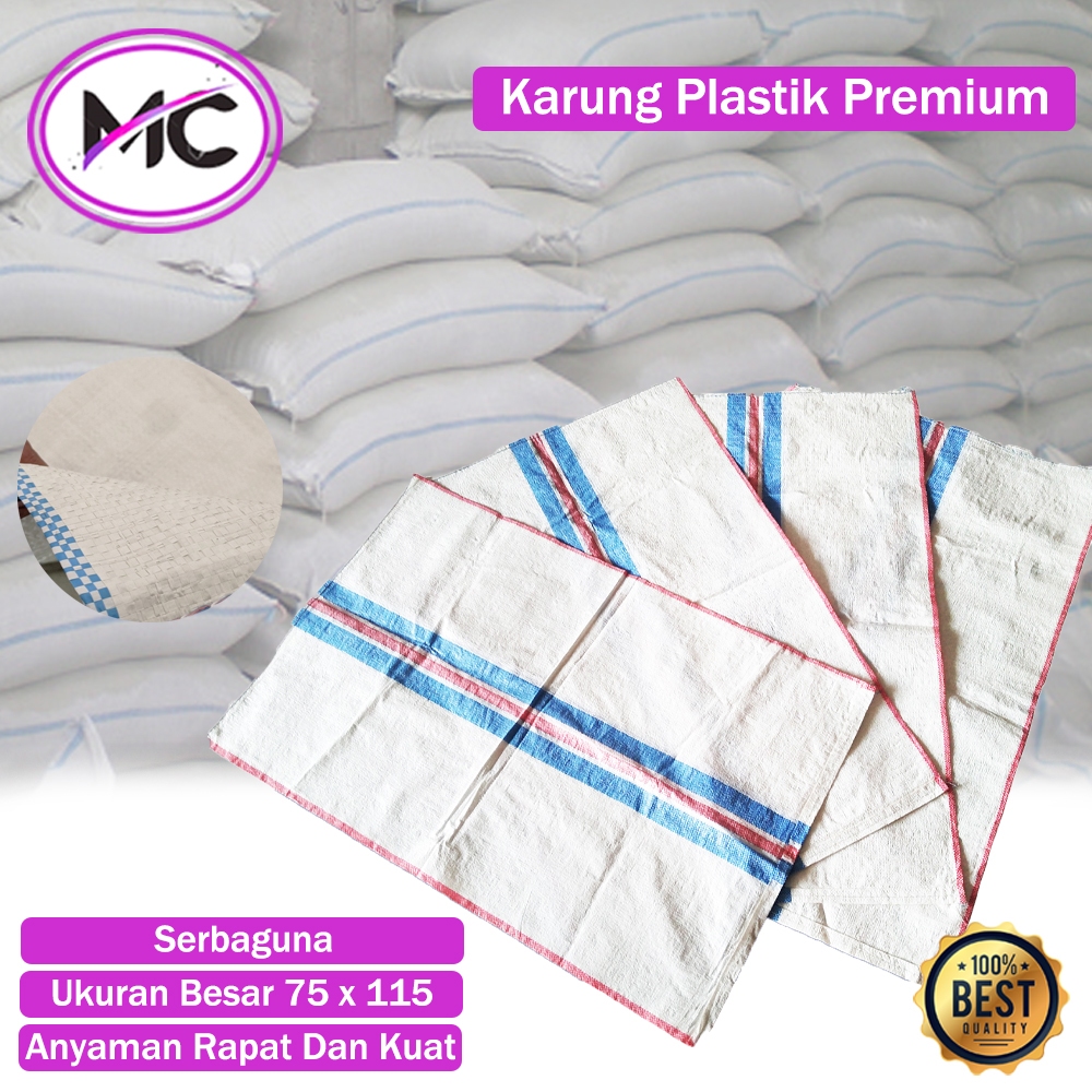 Jual Karung Plastik Tebal Jumbo Premium Karung Beras Gabah Packing ...