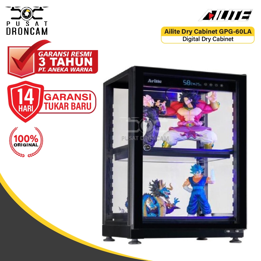 Jual Ailite Dry Cabinet GPG-60LA See Through 60L Original Resmi ...