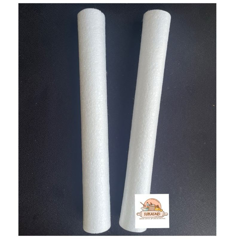 Jual Styrofoam Gabus Pilar diameter 4cm tinggi 30cm tabung bulat dummy ...