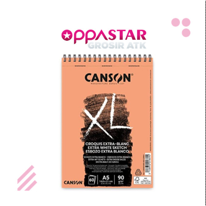 Jual Buku Sketsa Sketchbook Canson XL Croquis Extra Blanc A5 200001869 ...