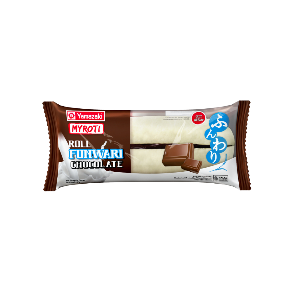 Jual YAMAZAKI MYROTI Roti Funwari Roll Cokelat | Shopee Indonesia